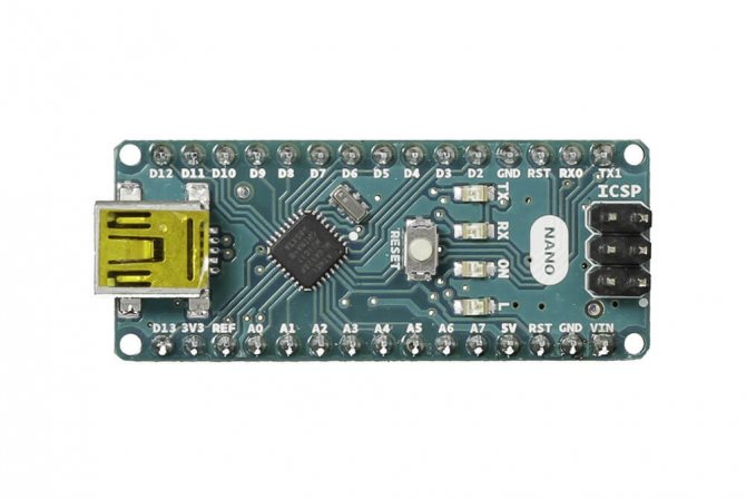 Arduino Nano: pinout and board diagram, characteristics, description